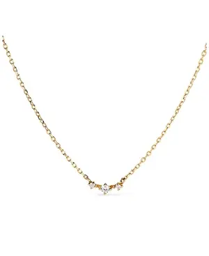 ANA LUISA Triple Lab-grown Diamond Chain Necklace
