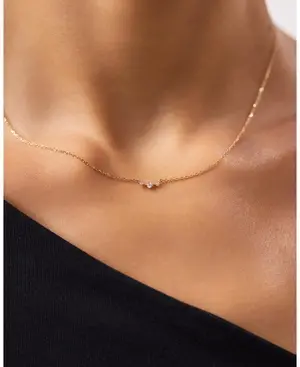 ANA LUISA Triple Lab-grown Diamond Chain Necklace