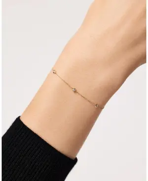 ANA LUISA Solid Lab-grown Diamond Station Bracelet
