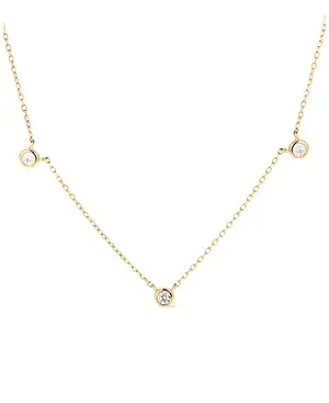 ANA LUISA Lab-grown Diamond Station Necklace - Gold