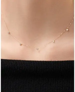ANA LUISA Lab-grown Diamond Station Necklace