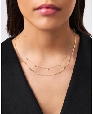 ANA LUISA Flat Mariner Chain Necklace