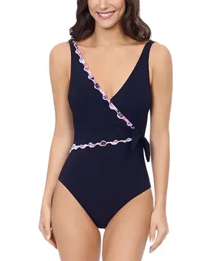 GOTTEX Riga Tricolore One-piece Swimsuit - Black