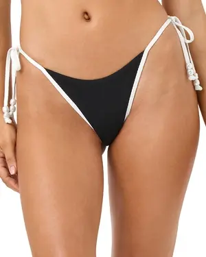 L*Space Lucia Bitsy Bikini Bottom - Black/cream
