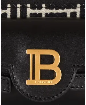 Balmain B-buzz Vanity In Monogram Jacquard