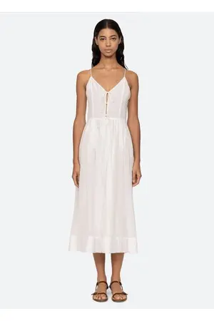 Sea Sea Zora Midi Dress - Neutral