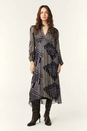 Ba&sh Antal Mid-length Dress - Blue