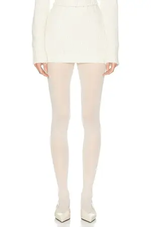 HELSA Annabelle Knit Skirt - Ivory