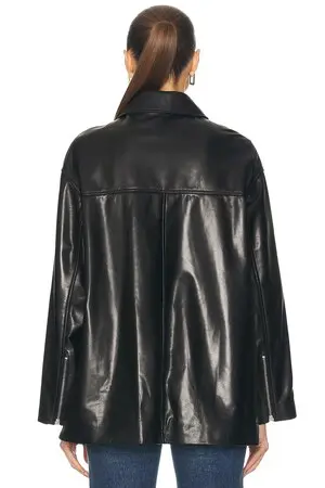 Nour Hammour Layne Leather Jacket