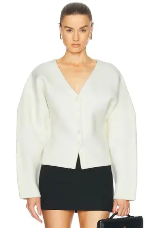 EAVES Arlet Knit Cardigan - Ivory