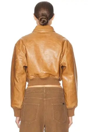 HELSA The Leather Bomber Jacket