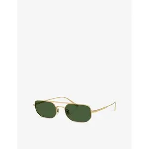Oliver Spencer Angular-frame Steel Sunglasses