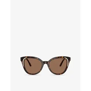 SWAROVSKI Butterfly Sunglasses - Brown