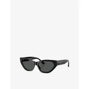 JIMMY CHOO Cat-eye Acetate Sunglasses - Black