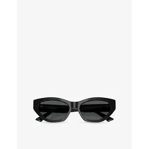 JIMMY CHOO Cat-eye Acetate Sunglasses - Black