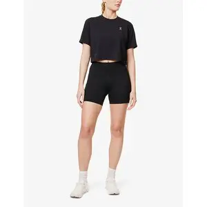 On Performance Mid-rise Stretch-woven Shorts - Black