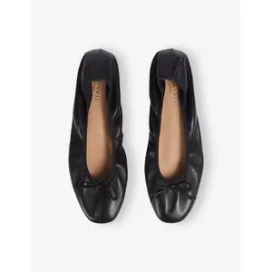 LK BENNETT Trilly Leather Ballerina Flats