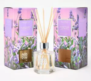 HOMEWORX BY SLATKIN + CO. S/2 Lavender Vanilla Reed Diffusers - One-color
