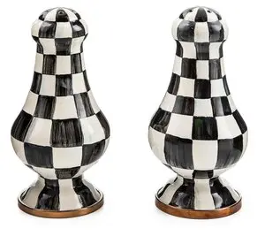 MACKENZIE-CHILDS Large Salt And Pepper Shakers - One-color