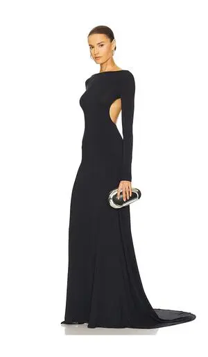 Helsa The Heidi Dress in Black - Size S