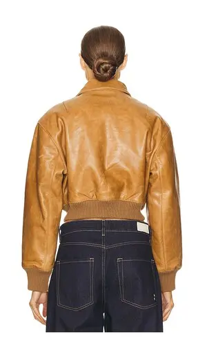 HELSA Leather Bomber Jacket