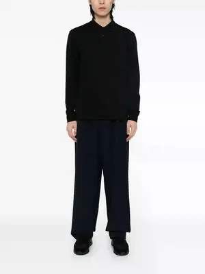 BOSS Logo-embroidered Polo Shirt - Black