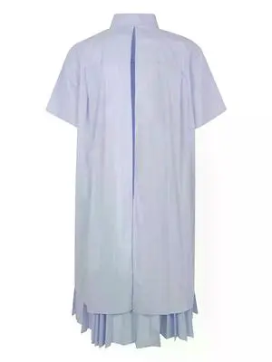 Sacai Striped Mini Dress - Blue