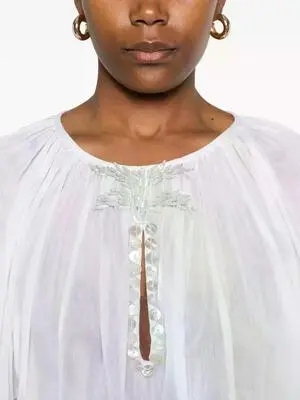 FORTE_FORTE Bead-detail Shirt