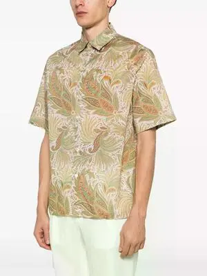 Etro Paisley-print Shirt - Green