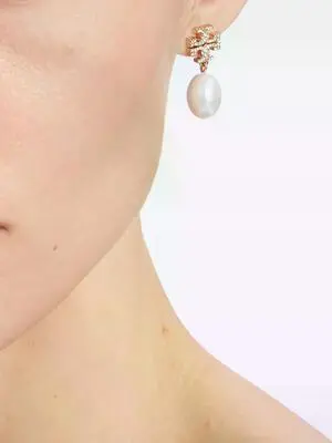 Tory Burch Pavé Drop Earrings - Gold