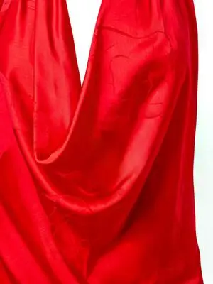 Alejandra Alonso Rojas Draped Silk Top