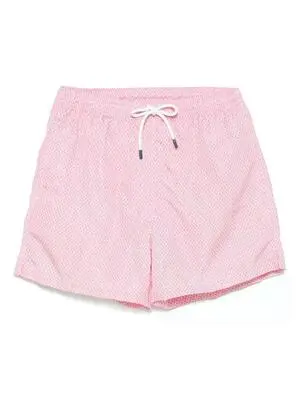 Fedeli Madeira Swim Shorts - Red