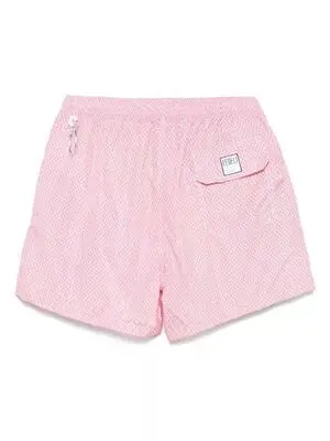 Fedeli Madeira Swim Shorts - Red