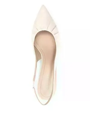 Fabiana Filippi 70mm Leather Slingback Pumps