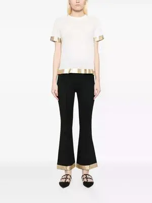 Cynthia Rowley Foil-hem T-shirt