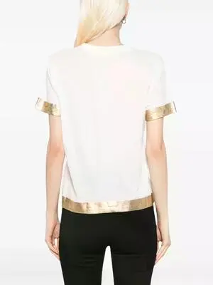 Cynthia Rowley Foil-hem T-shirt