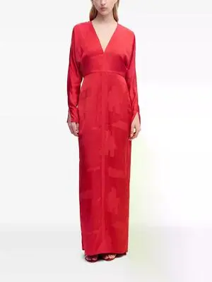 Alejandra Alonso Rojas Drape-sleeve Gown