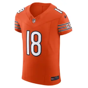 Nike Caleb Williams Chicago Bears Dri-fit Nfl Elite Jersey - Orange