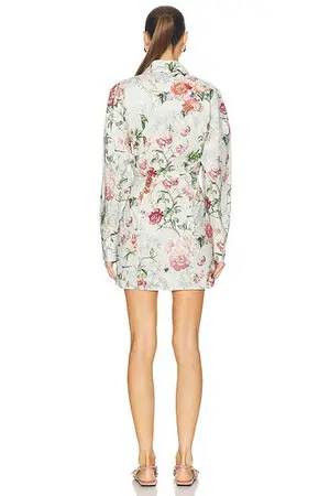 Attico Long Sleeve Mini Dress
