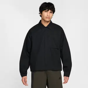 Nike Sportswear Tech Button-down Top - Black