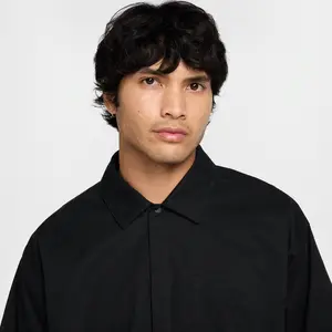 Nike Sportswear Tech Button-down Top - Black