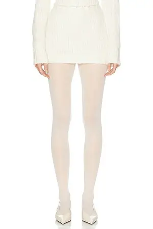 HELSA Annabelle Knit Skirt - Ivory