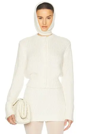 HELSA Annabelle Cardigan - Ivory