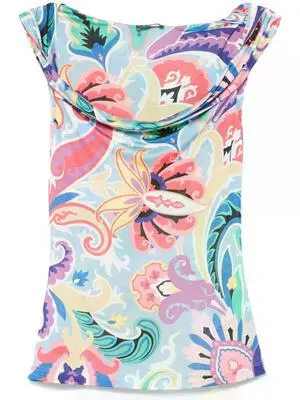Etro Paisley-print Tank Top