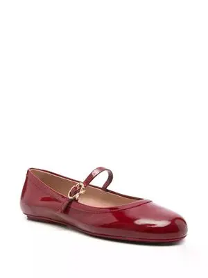 GIANVITO ROSSI Carla Ballerinas - Red