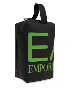 EA7 Logo-print Wash Bag