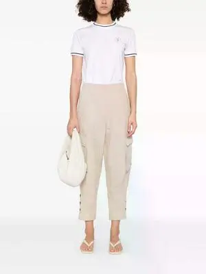 Brunello Cucinelli Linen Cargo Trousers - Neutrals