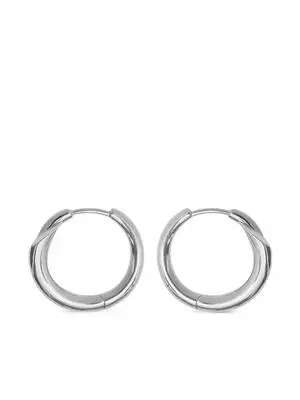 Charlotte Chesnais Biseau Hoop Earrings - Silver