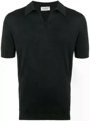 John Smedley Noah Polo Shirt - Black