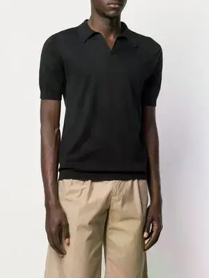 John Smedley Noah Polo Shirt - Black